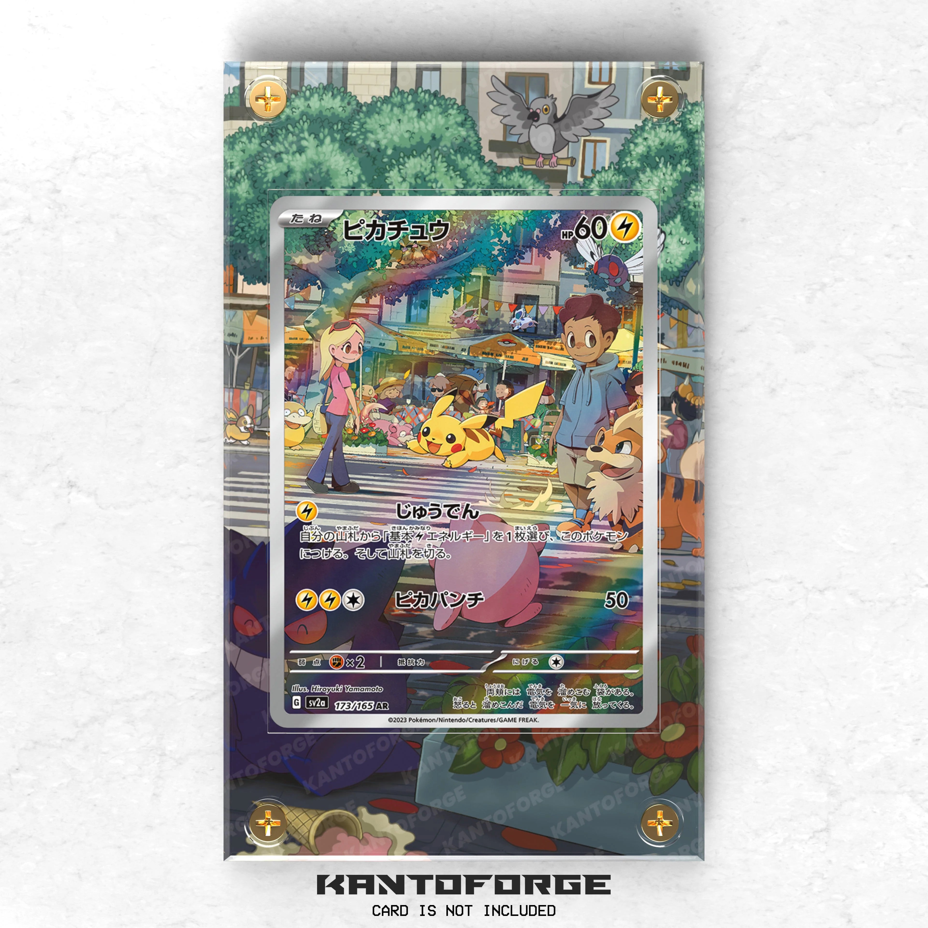 Pikachu 173/165 - Pokémon Extended Artwork Display Case – PokeRangers